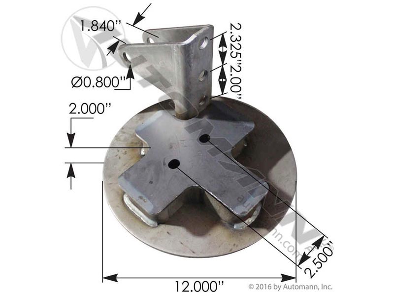 MHT1000 | Air Spring Mounting Plate | Hendrickson