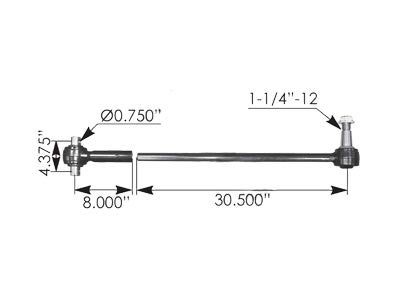 Torque Arms and Torque Rods for Hendrickson Trailers