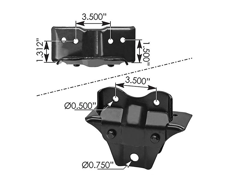 Leaf Spring Hanger | Ford | Front of Front | M1108