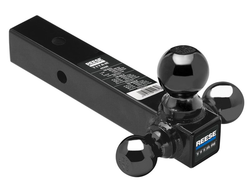 Reese Tri-Ball Trailer Ball Mount, 1-7/8 inch, 2 inch and 2-5/16 inch ...