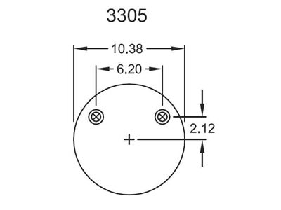 W01-358-8631 | Firestone Airide Air Spring | 1T17B-5