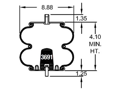 W01-358-7788 | Firestone Airide Air Spring | 20