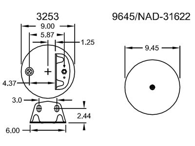 W01-358-8184 | Firestone Airide Air Spring | 1T15CCR-6