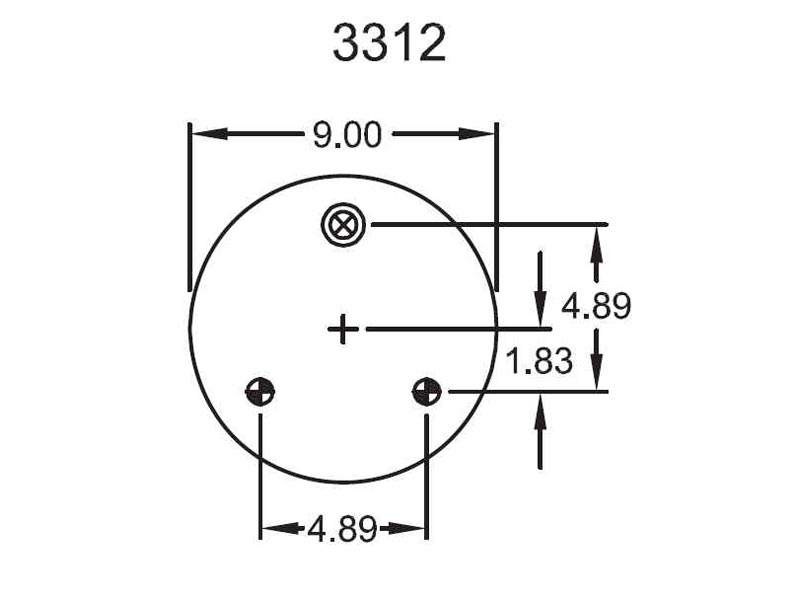 W01-358-8800 | Firestone Airide Air Spring | 1T15VP-4