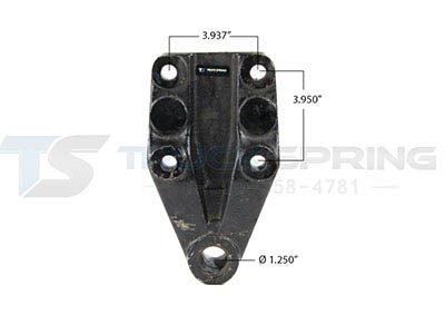 M1697 | Freightliner Leaf Spring Hanger | Rear of Front