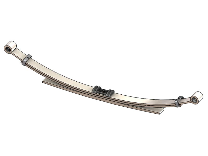 43-1849 Ford Rear Leaf Spring | 3 Leaves | BC3Z5560G, BC345560FE