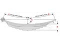 46-1319HD Freightliner, Sterling Leaf Spring | 8 Leaves | A16-16338-000