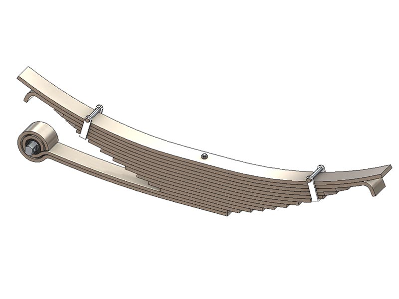 96-963 Volvo/White Rear Leaf Spring | 5 Leaves | 35009-0018