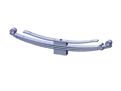 93-029 Workhorse P-Series Rear Leaf Spring | 4 Leaves | W0009788
