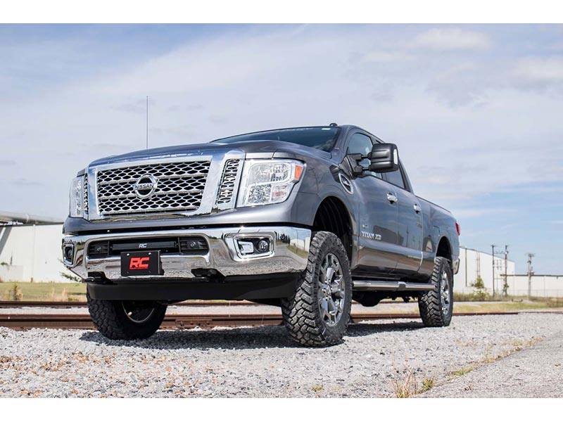 83600, Rough Country 3 inch Leveling Lift Kit for the Nissan Titan XD