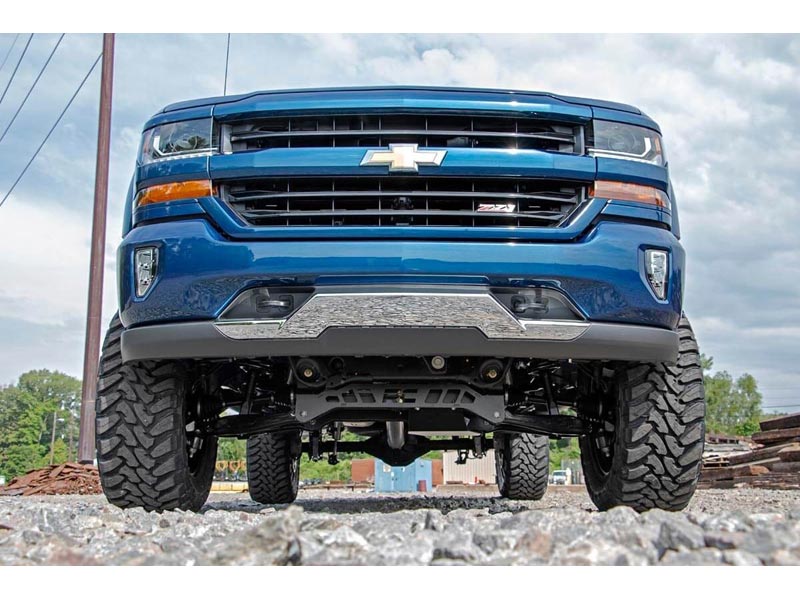 17450, Rough Country 7 inch Suspension Lift Kit for the Silverado ...