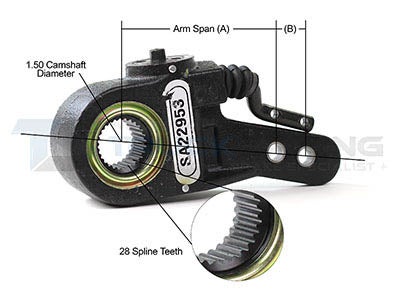 Brake Slack Adjusters for Commercial Trucks and Trailers