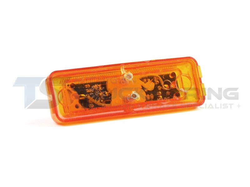 4 inch 12 Diode Amber Rectangular LED Clearance Marker LED Lamp, VSM1905AX