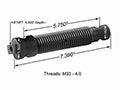 M5411 | Peterbilt Spring Pin | Front