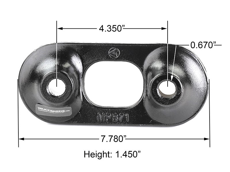 MPB71 | Peterbilt Torque Rod Bracket