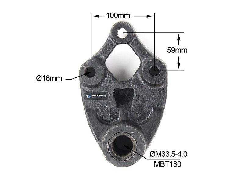 MV96294 | Volvo Leaf Spring Hanger | Rear of Front