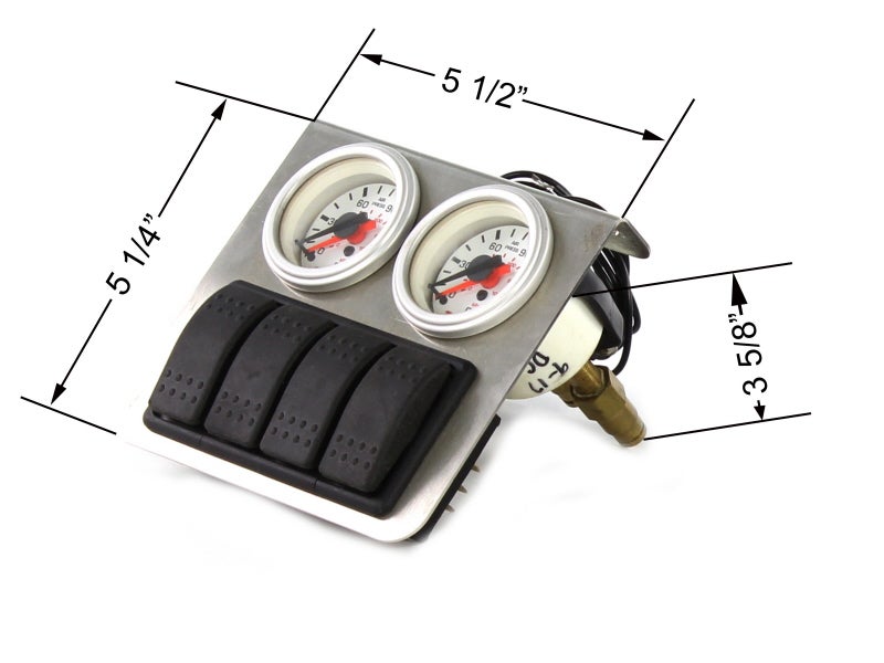 2298 | Firestone Leveling Control Panel | Quad Electric, White
