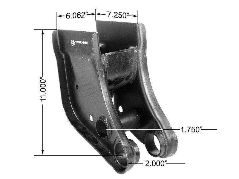 7601-01 | Great Dane Leaf Spring Hanger | Front