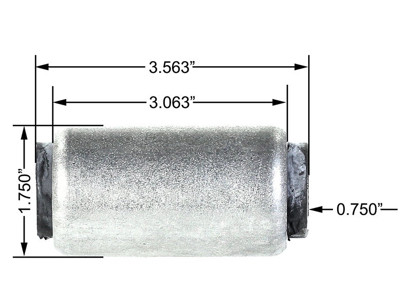 RB-267 | Rubber Leaf Spring Bushing | Freightliner | 1616437000
