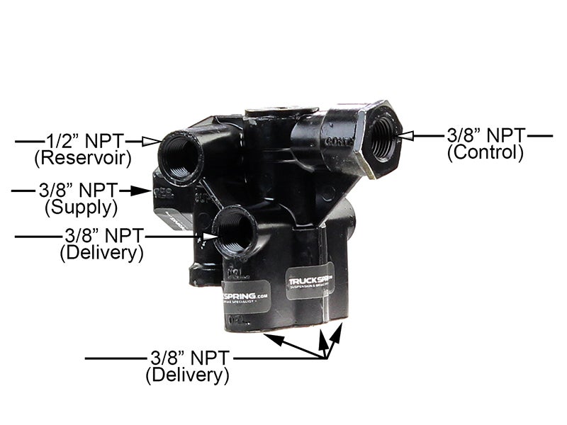 110700X | Spring Brake Valve | Remanufactured