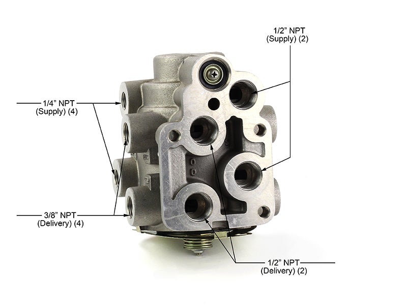 170.101818 | E7 Type Dual Circuit Foot Valve