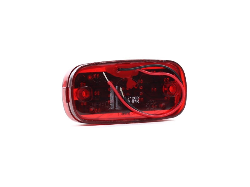 VSM1255X, 16 Diode Red Double Bulls Eye LED Clearance Marker Lamp